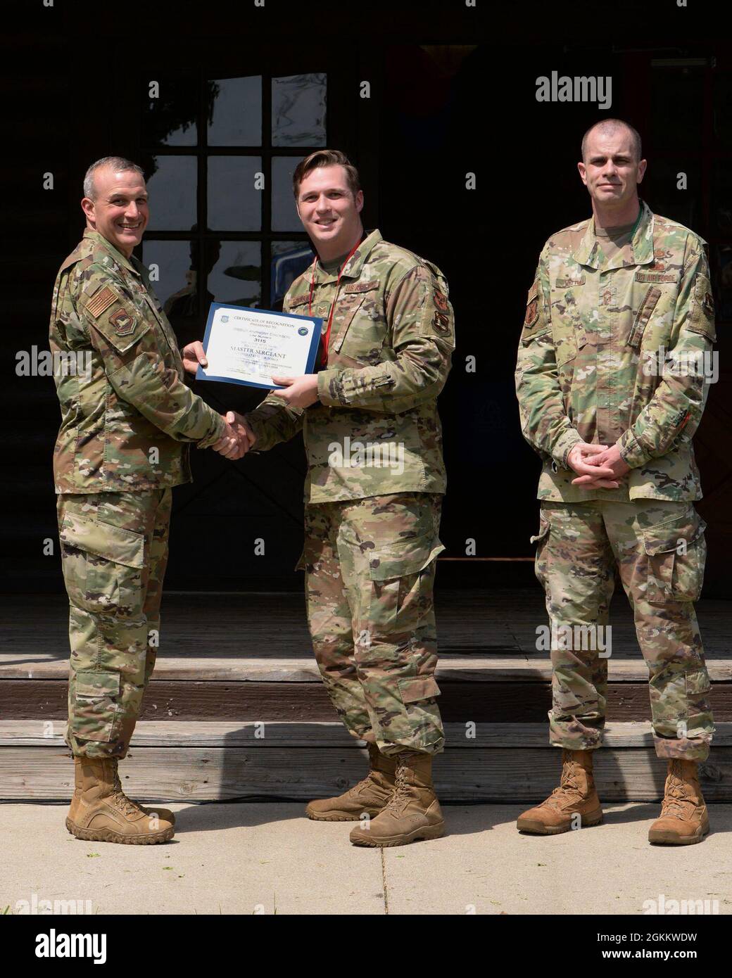 U.S. Air Force Master Sergeant selects received their certificates ...