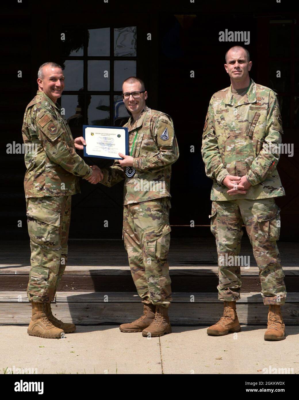 U.S. Air Force Master Sergeant selects received their certificates ...