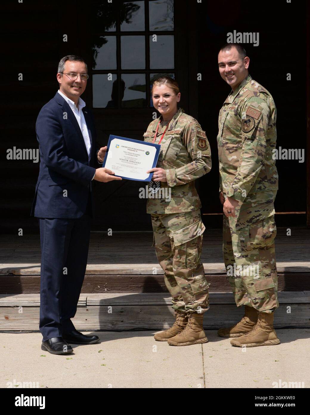 U.S. Air Force Master Sergeant selects received their certificates ...