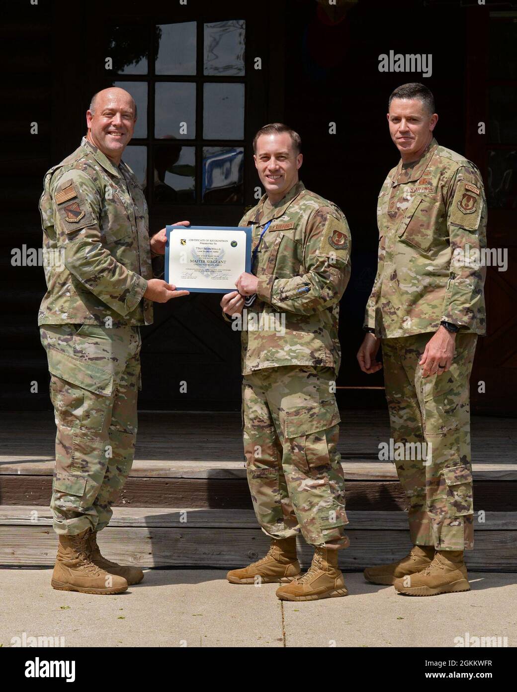 U.S. Air Force Master Sergeant selects received their certificates ...
