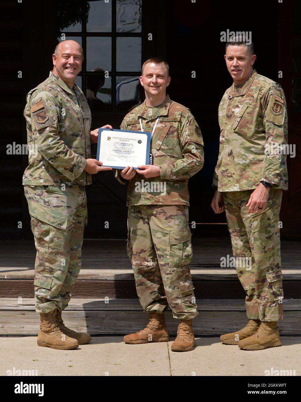 U.S. Air Force Master Sergeant selects received their certificates ...