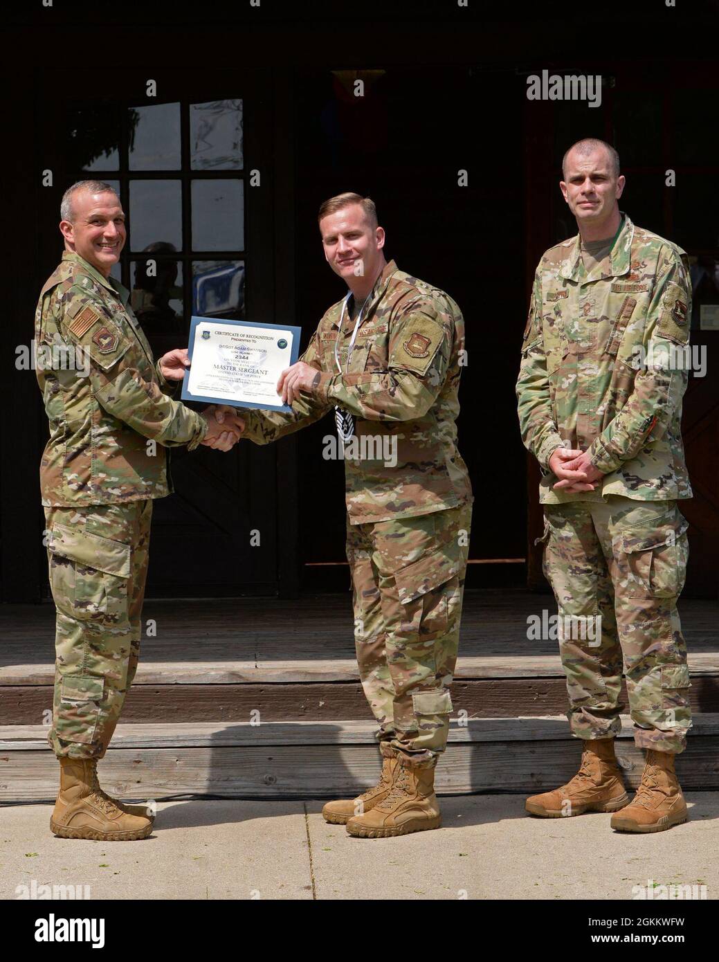 U.S. Air Force Master Sergeant selects received their certificates ...