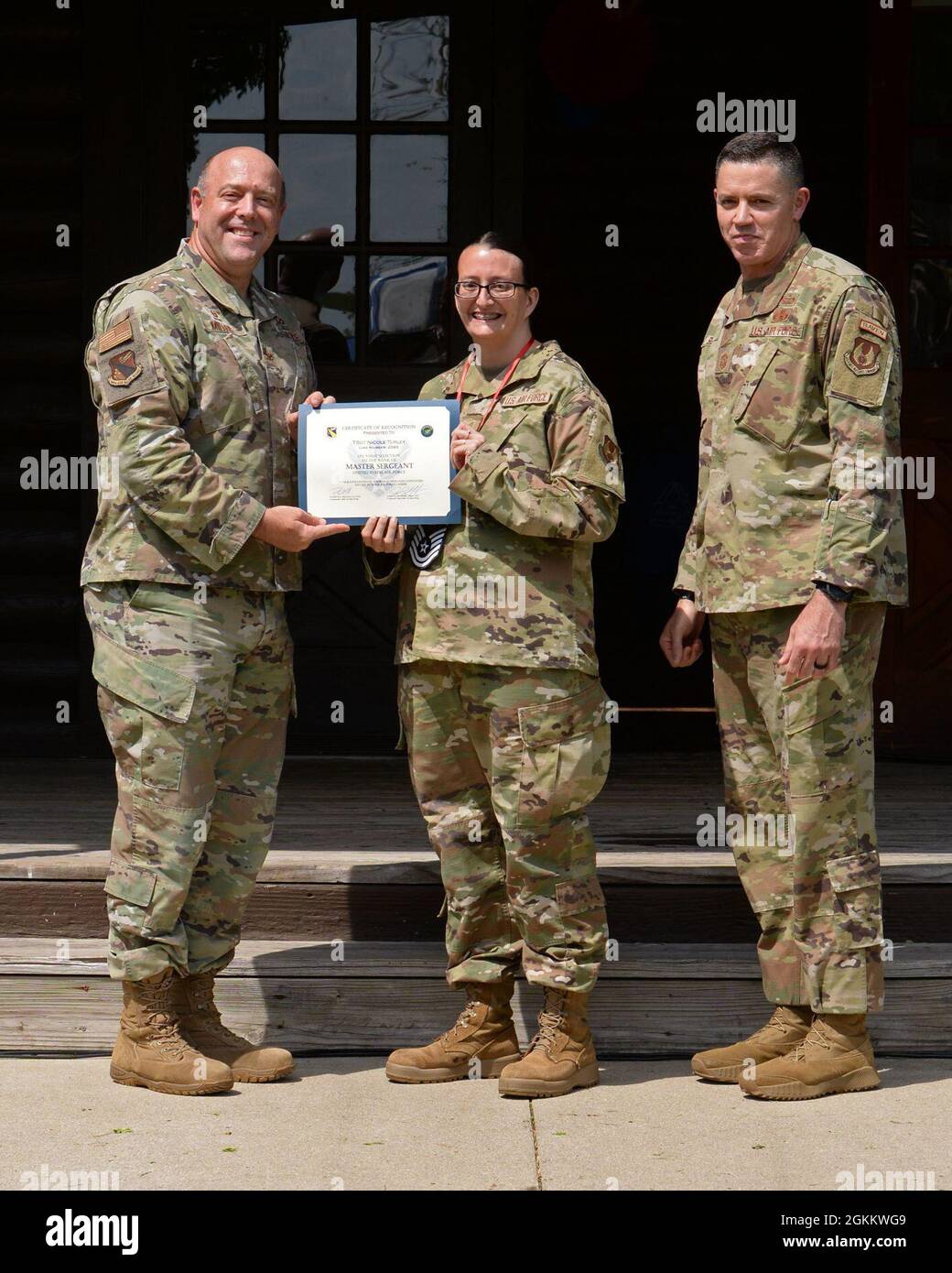 U.S. Air Force Master Sergeant selects received their certificates ...