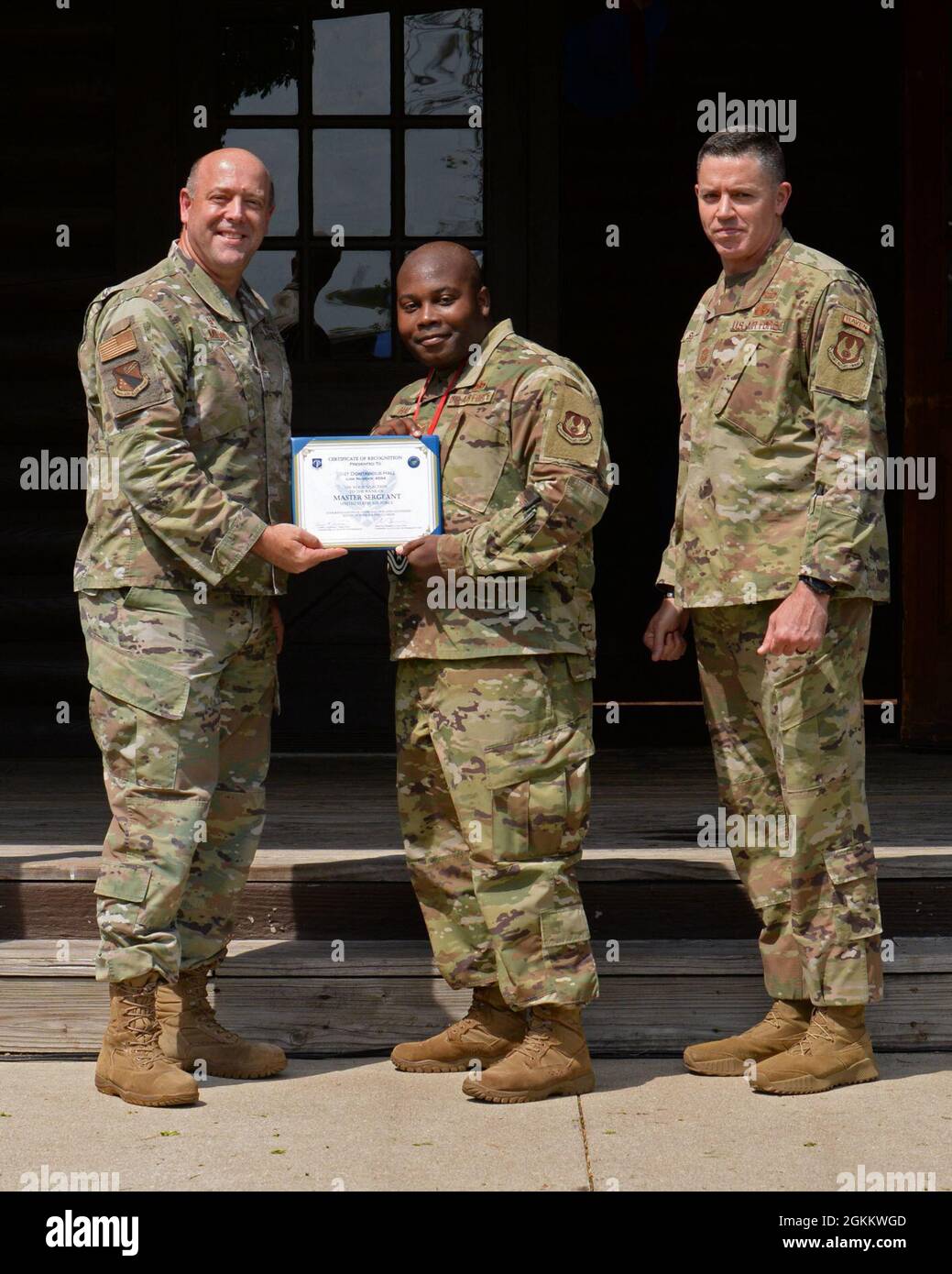 U.S. Air Force Master Sergeant selects received their certificates ...