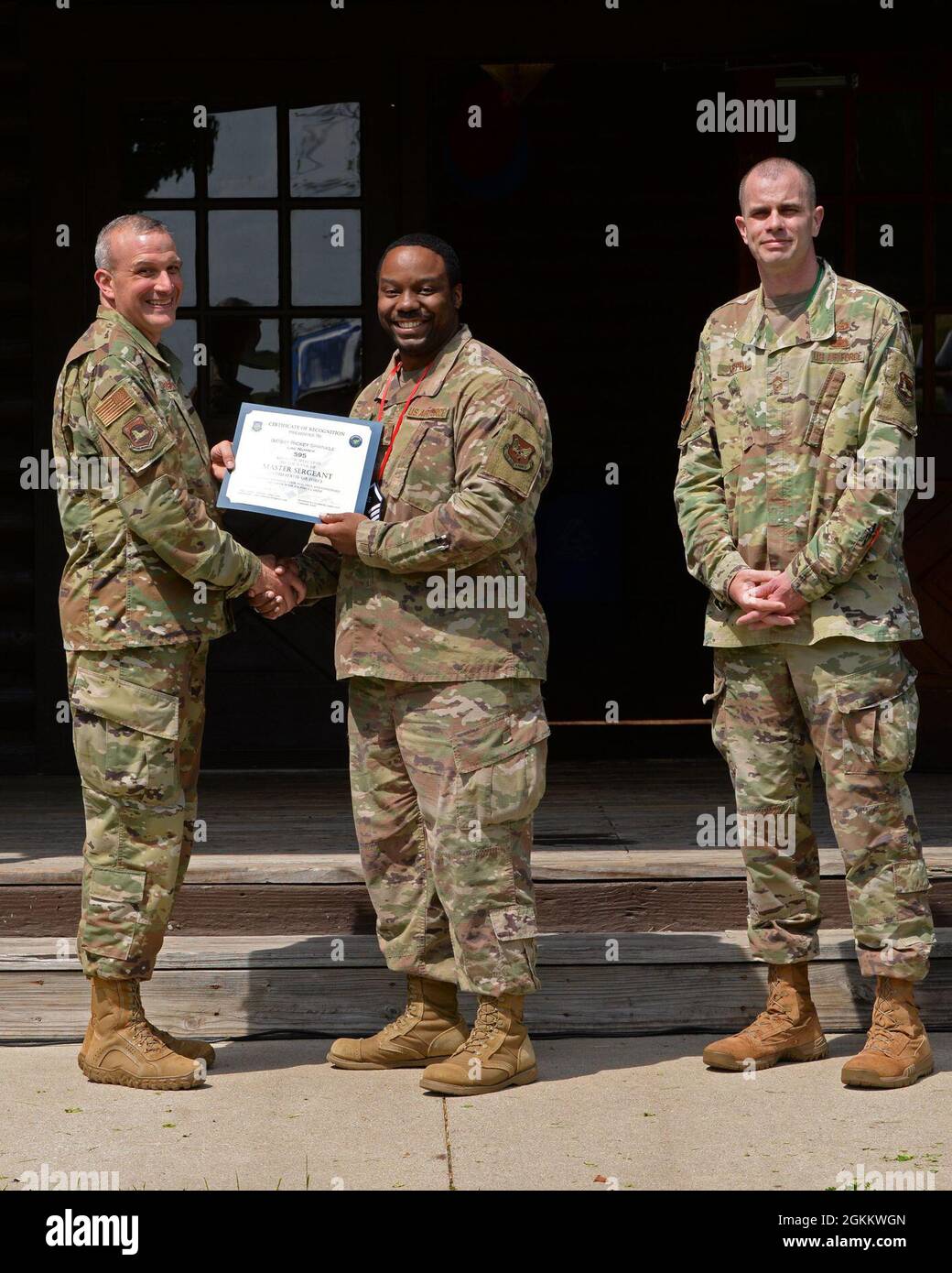U.S. Air Force Master Sergeant selects received their certificates ...