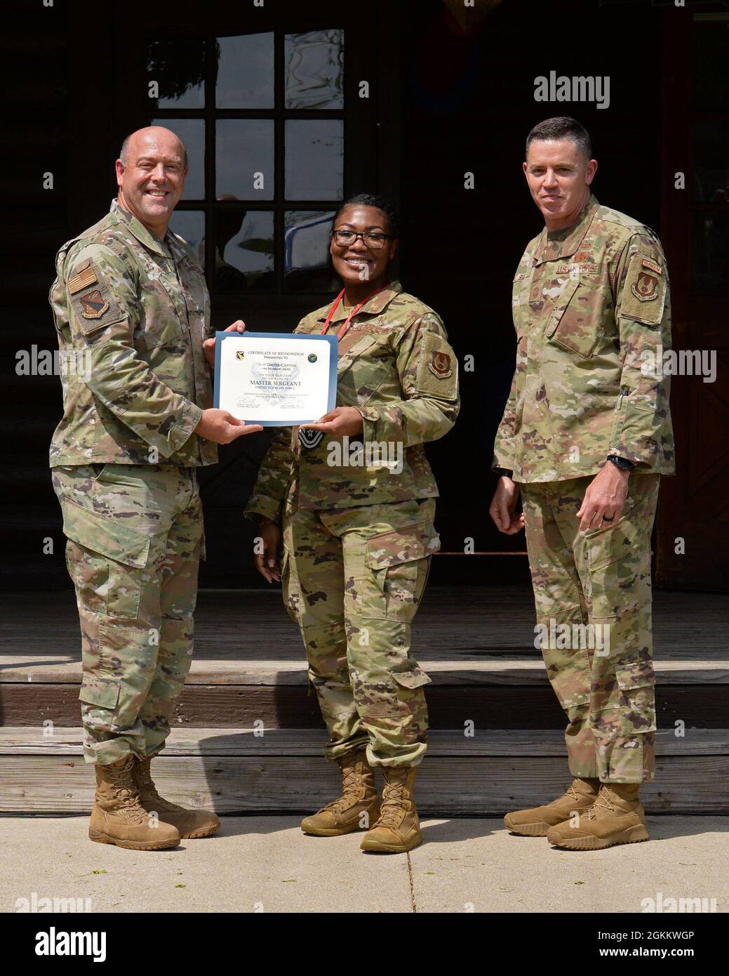 U.S. Air Force Master Sergeant selects received their certificates ...