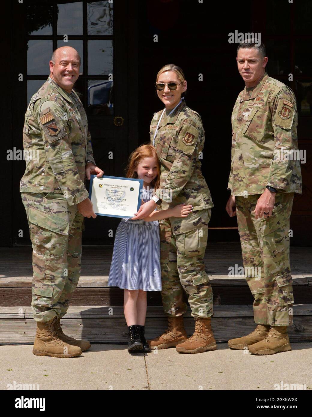 U.S. Air Force Master Sergeant selects received their certificates ...