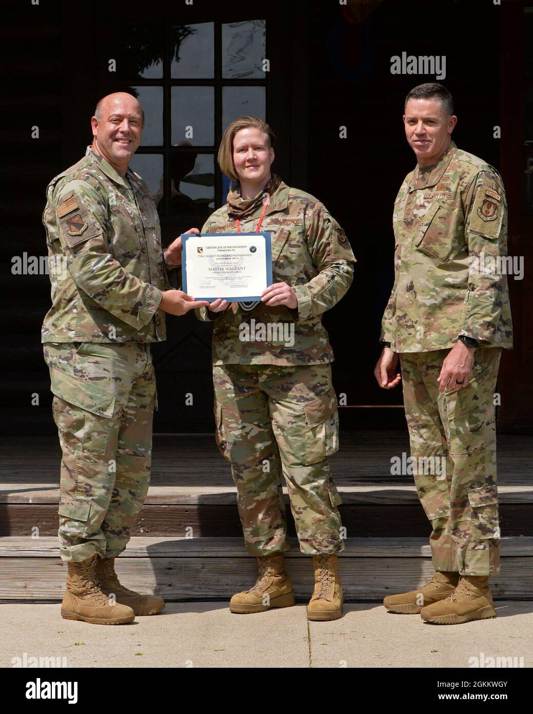 U.S. Air Force Master Sergeant selects received their certificates ...