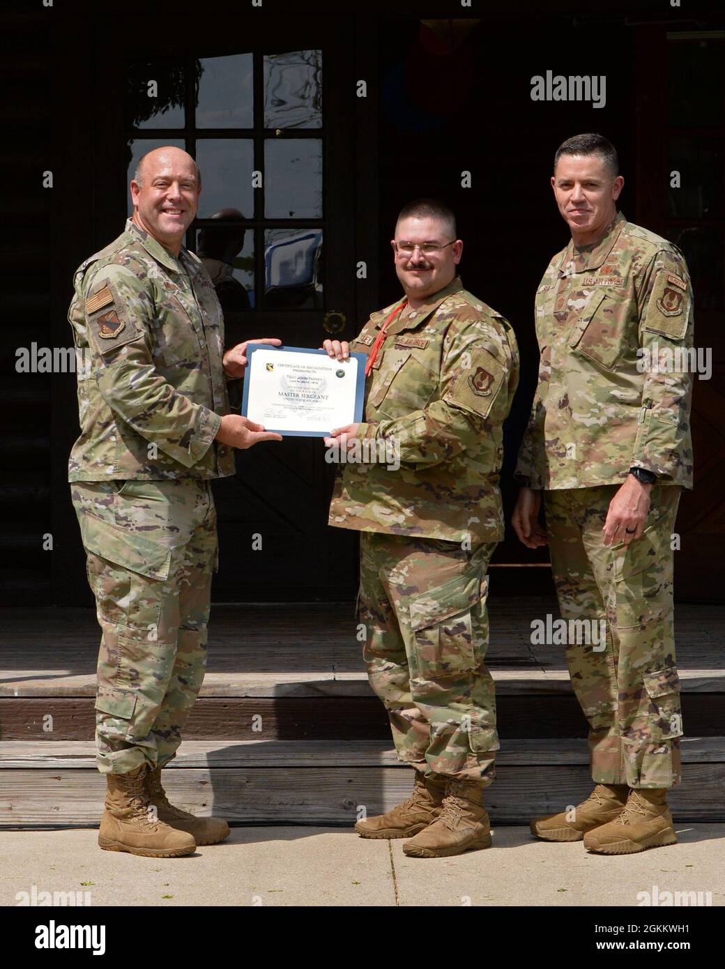 U.S. Air Force Master Sergeant selects received their certificates ...