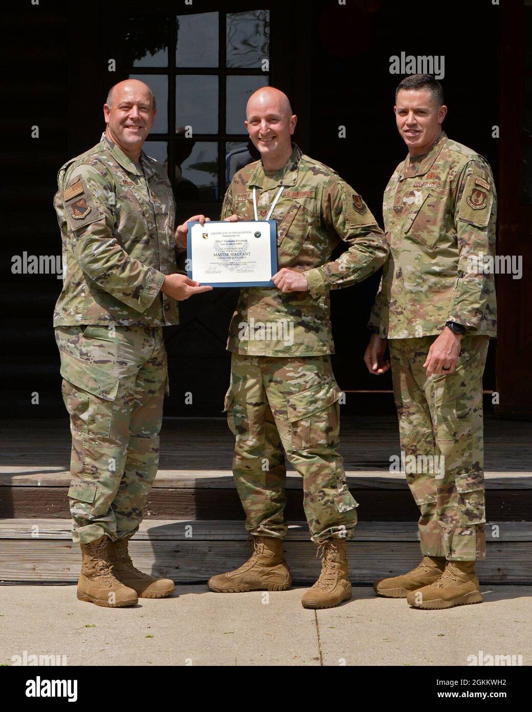 U.S. Air Force Master Sergeant selects received their certificates ...