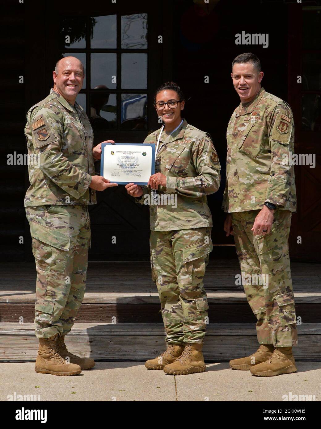 U.S. Air Force Master Sergeant selects received their certificates ...