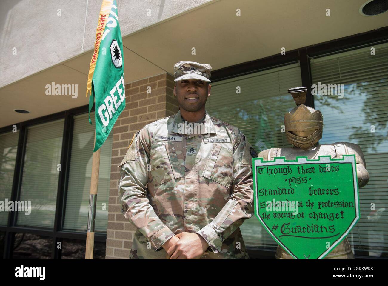 Staff Sgt. Kinney McRae II, Green Company’s platoon sergeant for 3rd ...