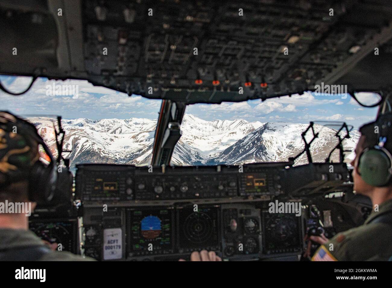 From left, U.S. Air Force Maj. Randall Benson, 97th Training Squadron ...