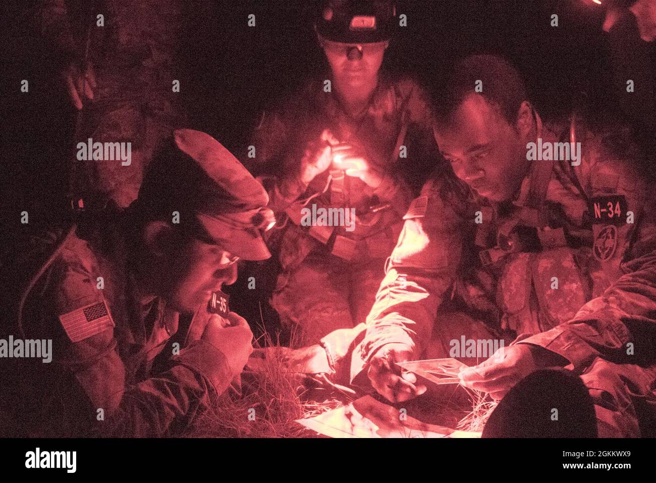 Sgt. Nicholas Mitchell (right) and Staff Sgt. Norberto Domingo, both U ...
