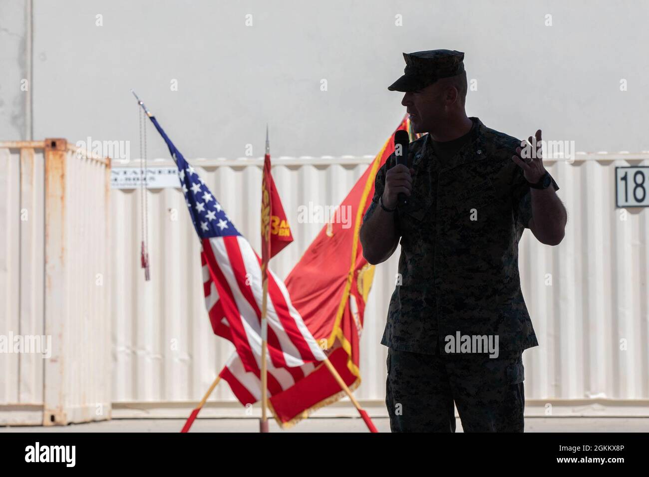 U.S. Marine Corps Lt. Col. Wilson M. Moore, the commanding officer of ...