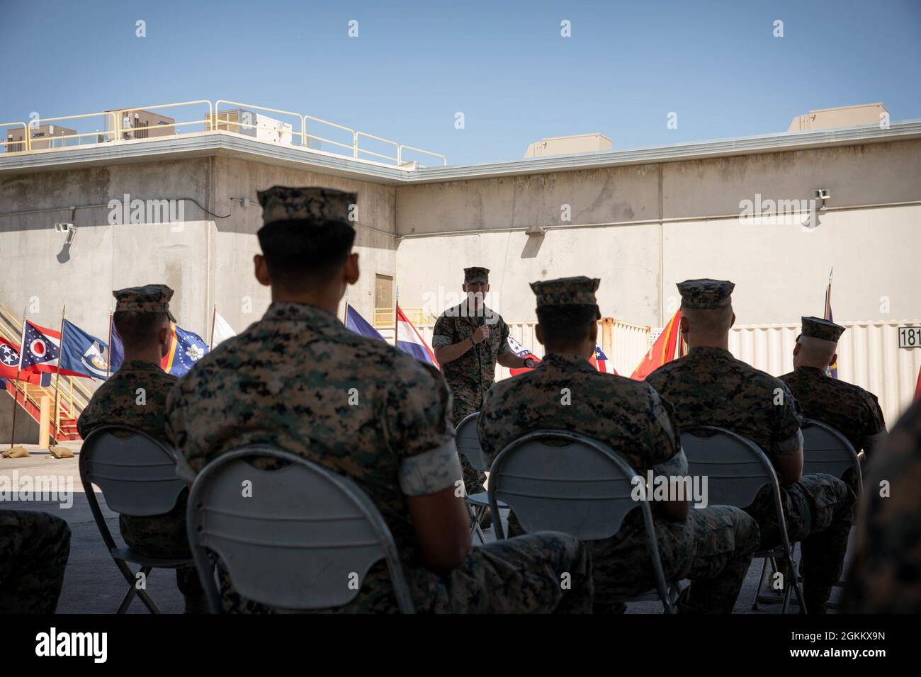U.S. Marine Corps Lt. Col. Wilson M. Moore, the commanding officer of ...