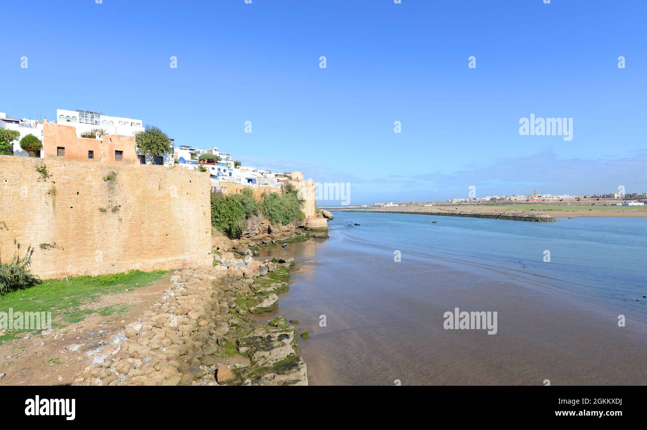 A view of the Kasbah of the Oudayas in Rabat, Morocco Stock Photo - Alamy