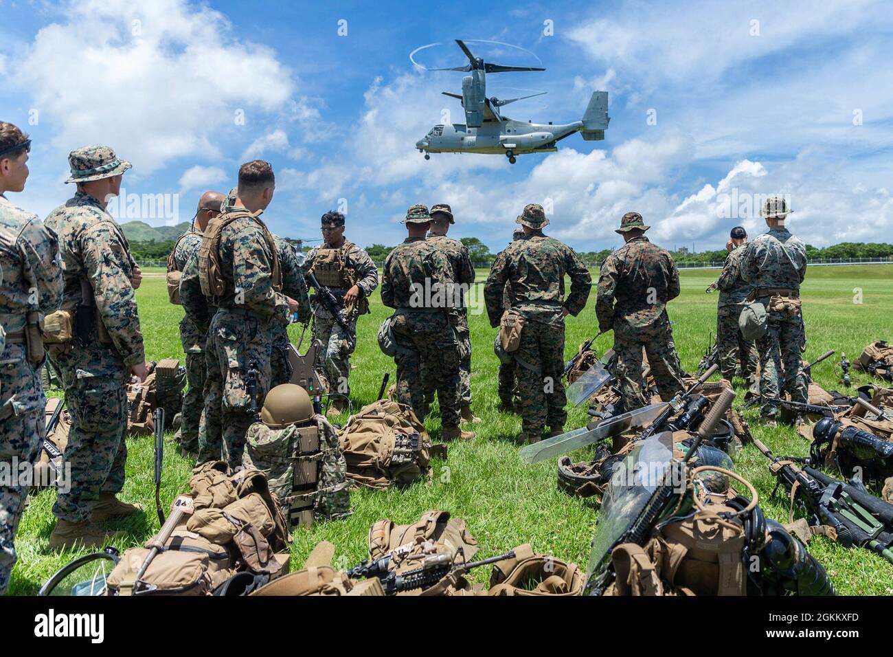 U.S. Marines with Lima Company, 3rd Battalion, 5th Marines, 31st Marine ...