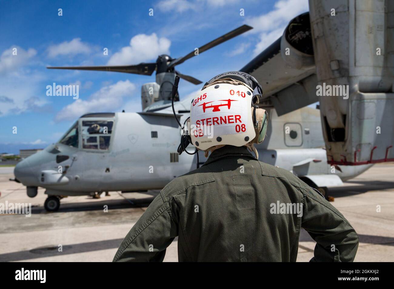 U.S. Marine Corps Sgt. Brooke Sterner, a tiltrotor airframe mechanic ...