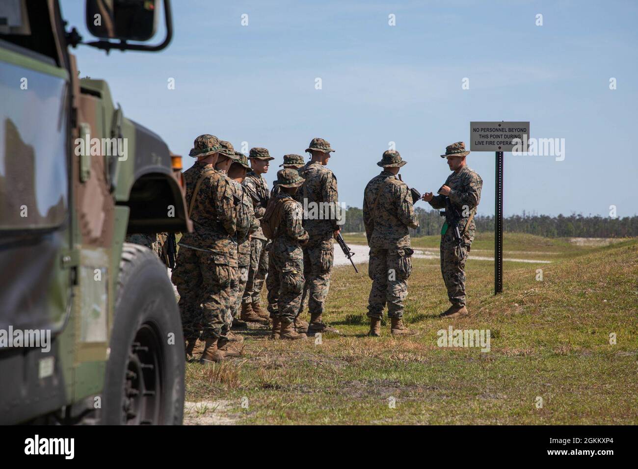 U.S. Marines with 8th Communication Battalion, II Marine Expeditionary ...