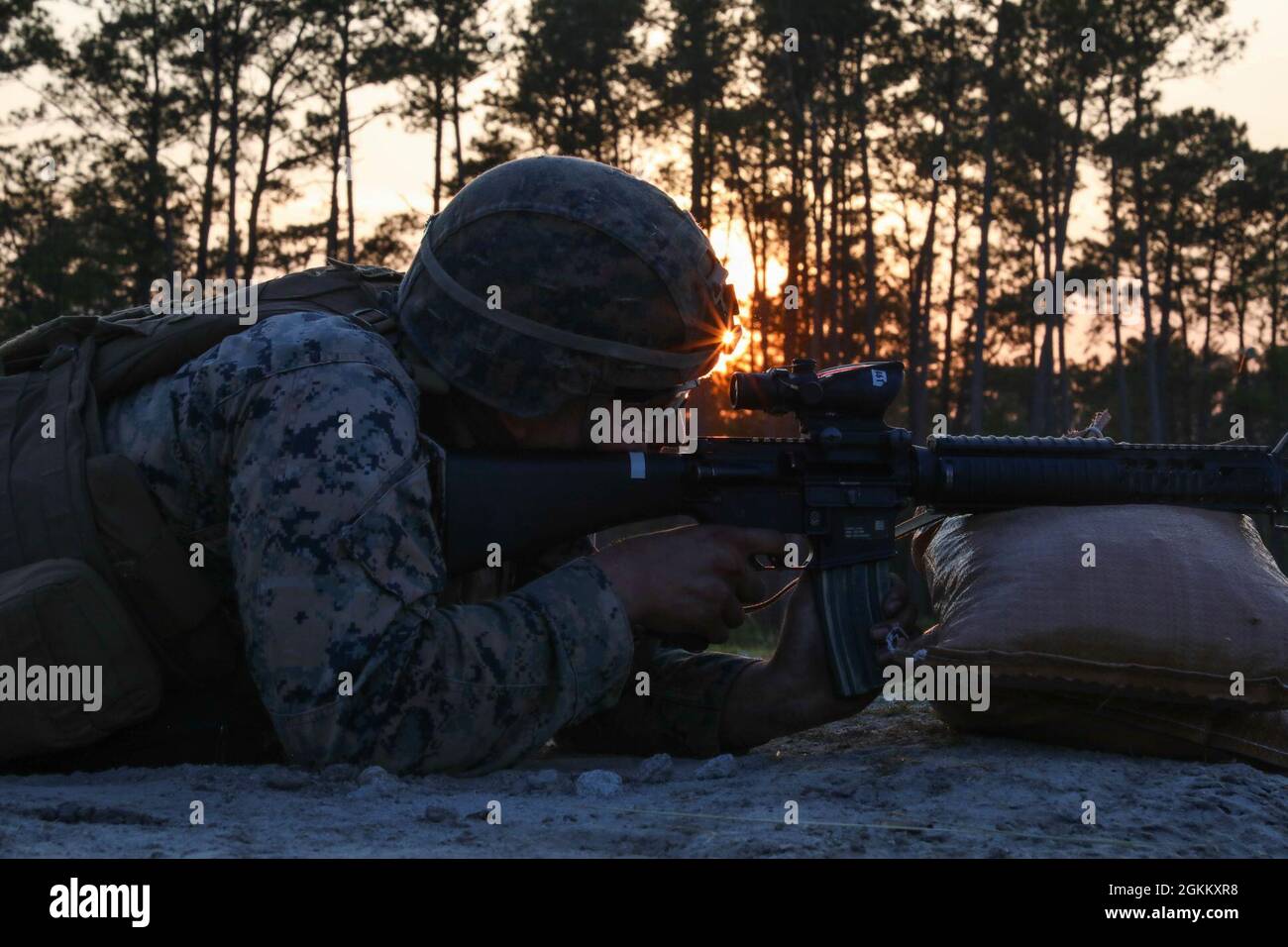 U.S. Marine Corps Cpl. Nicolas Garcia, a radio operator with 8th ...