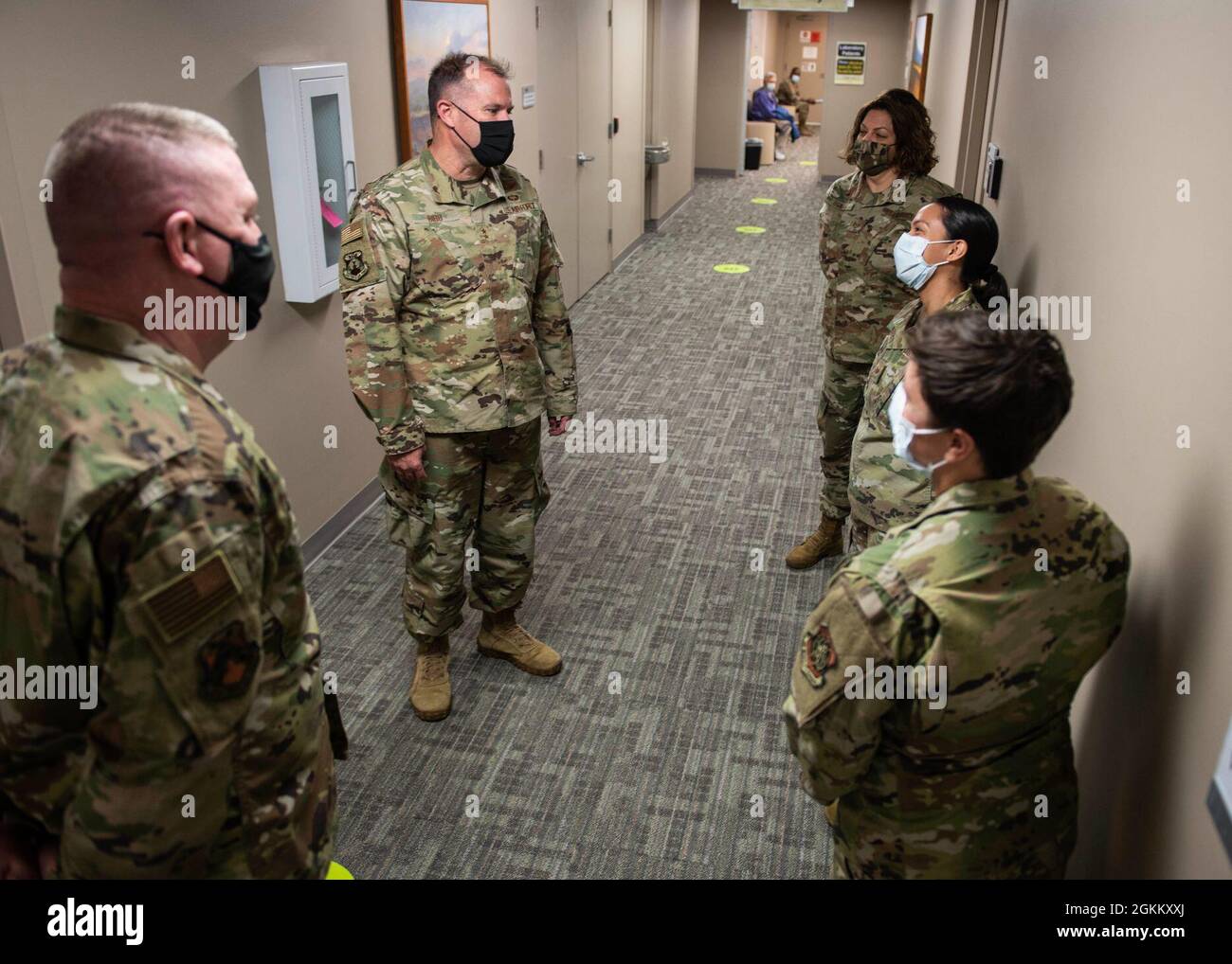 Maj. Gen. Thad Bibb, 18th Air Force commander, and Chief Master ...