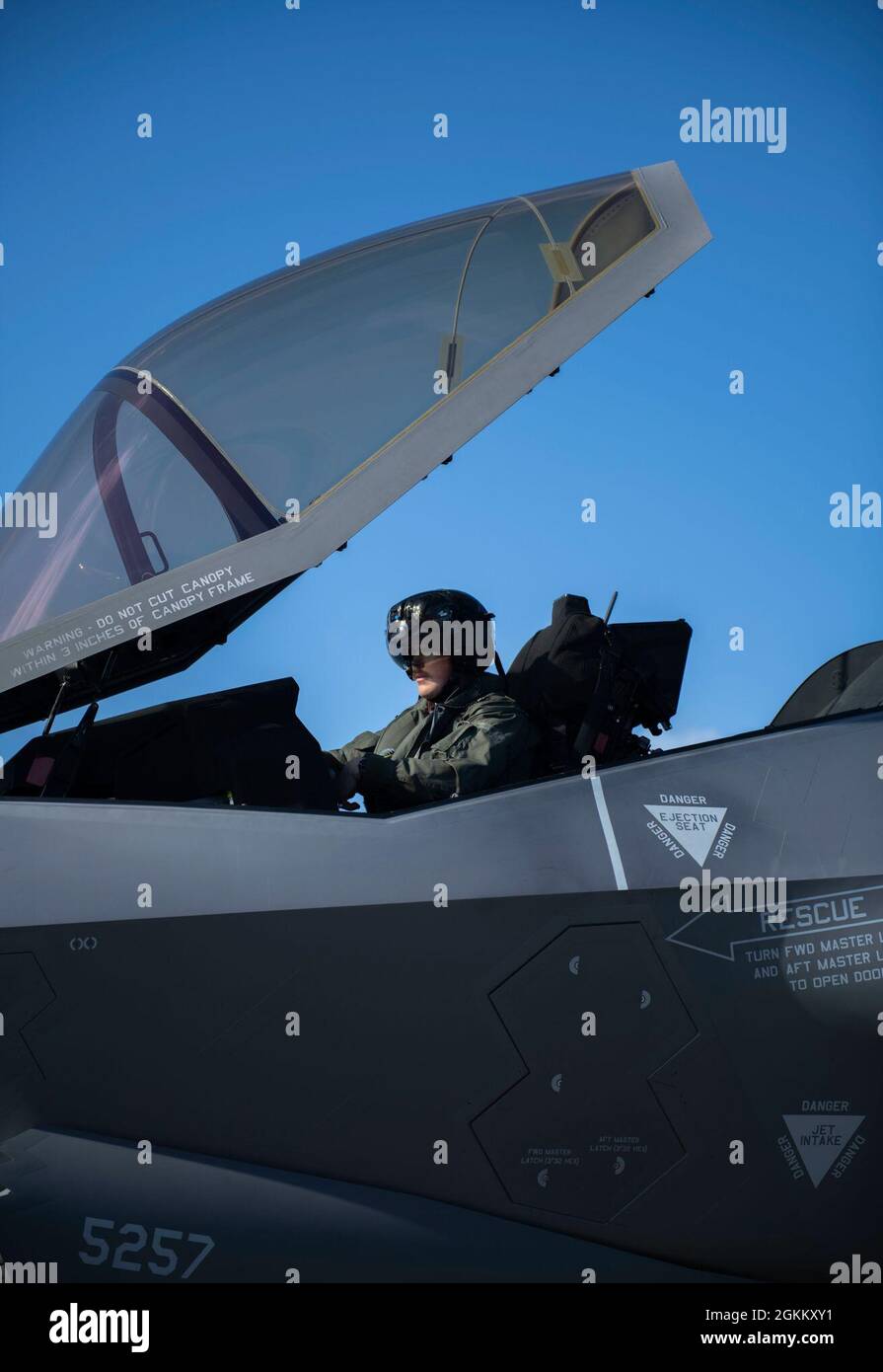 U.S. Air Force Capt. “Murf” Zillweger; 34th Fighter Squadron F-35A ...