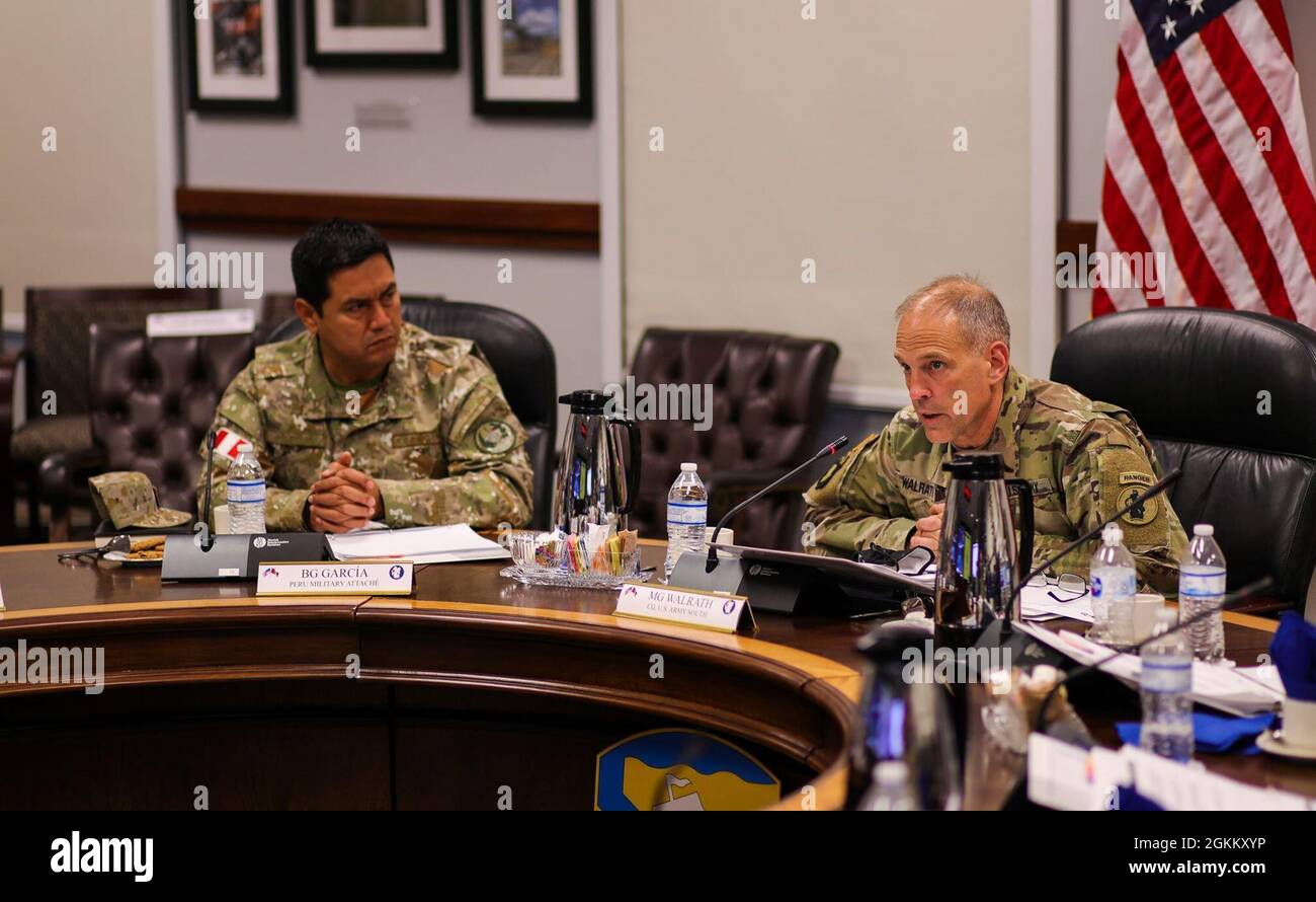 Maj. Gen. Daniel R. Walrath, U.S. Army South commanding general, and ...