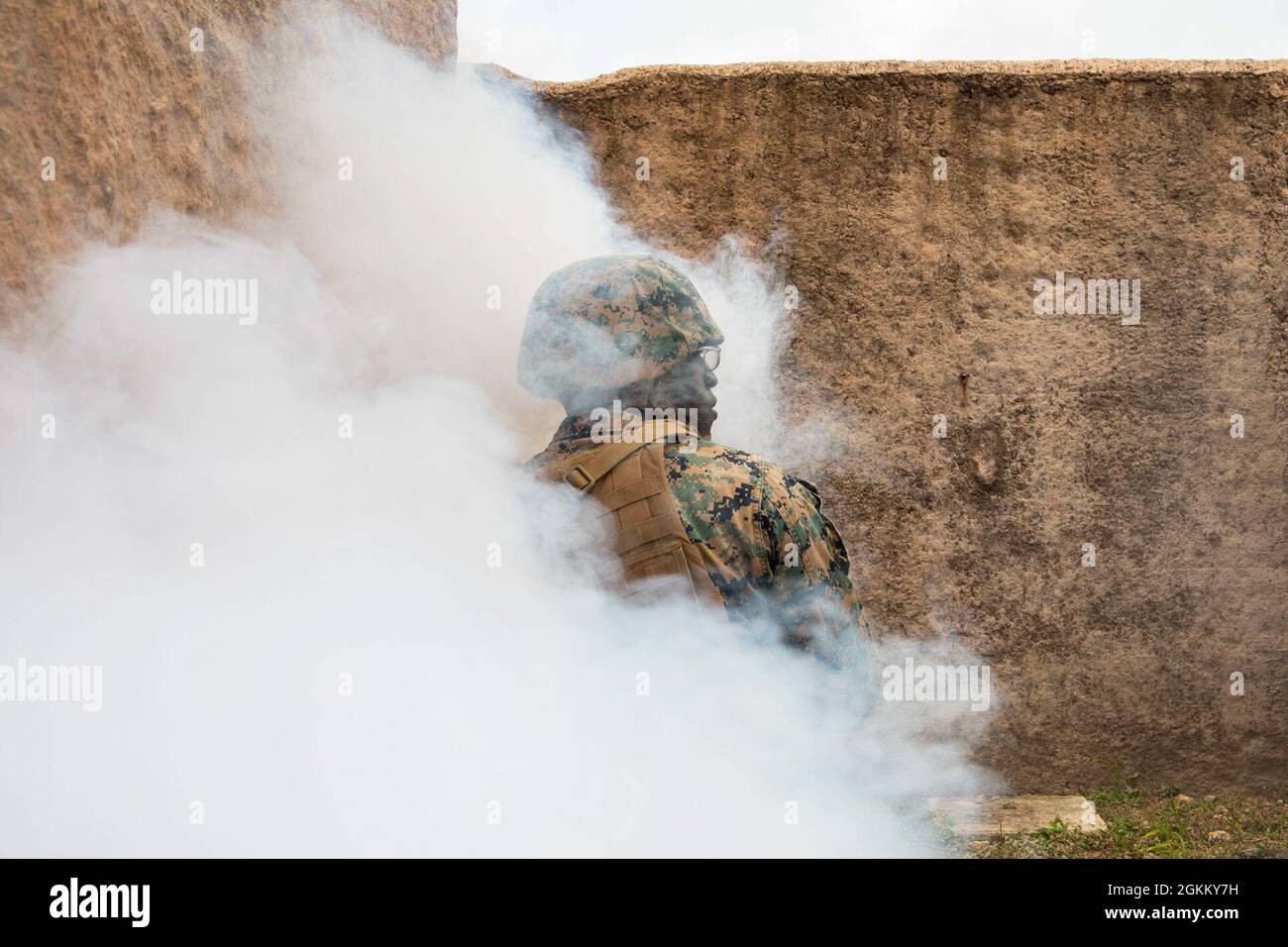 A U.S. Marine with Headquarters Battalion, Marine Corps Base Hawaii ...