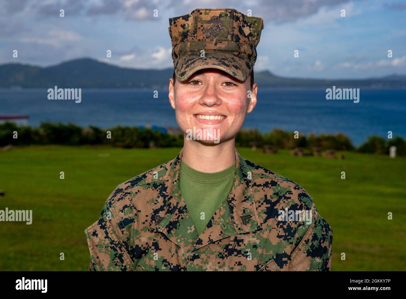 U.S. Marine Corps Cpl. Madison Schoening an operations assistant with ...