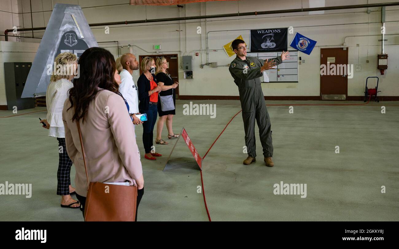 U.S. Air Force Capt. Caleb Whitlock, 1st Fighter Wing executive officer ...