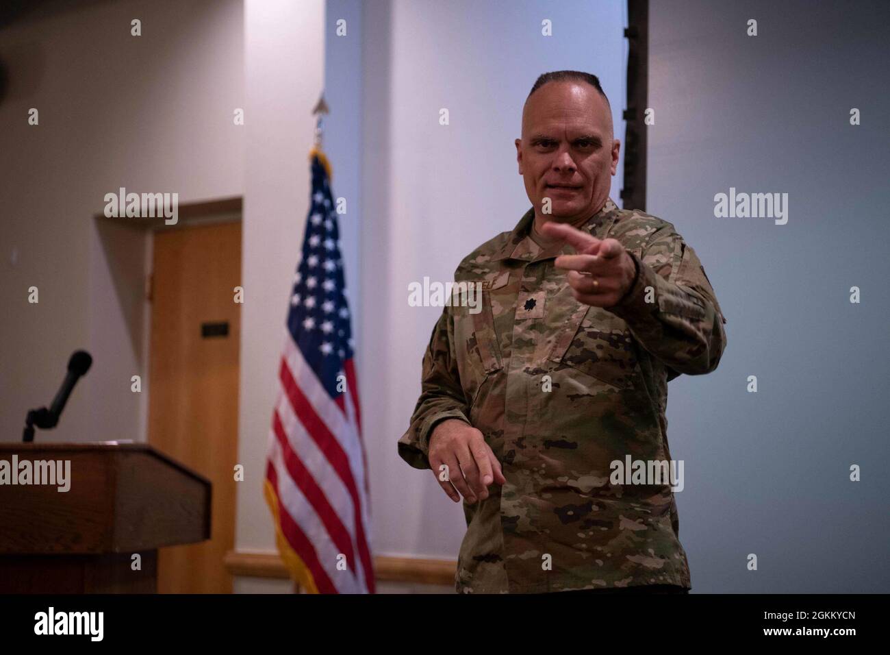 Lt. Col. Kevin Chelf, chaplain assigned to the 90th Missile Wing ...