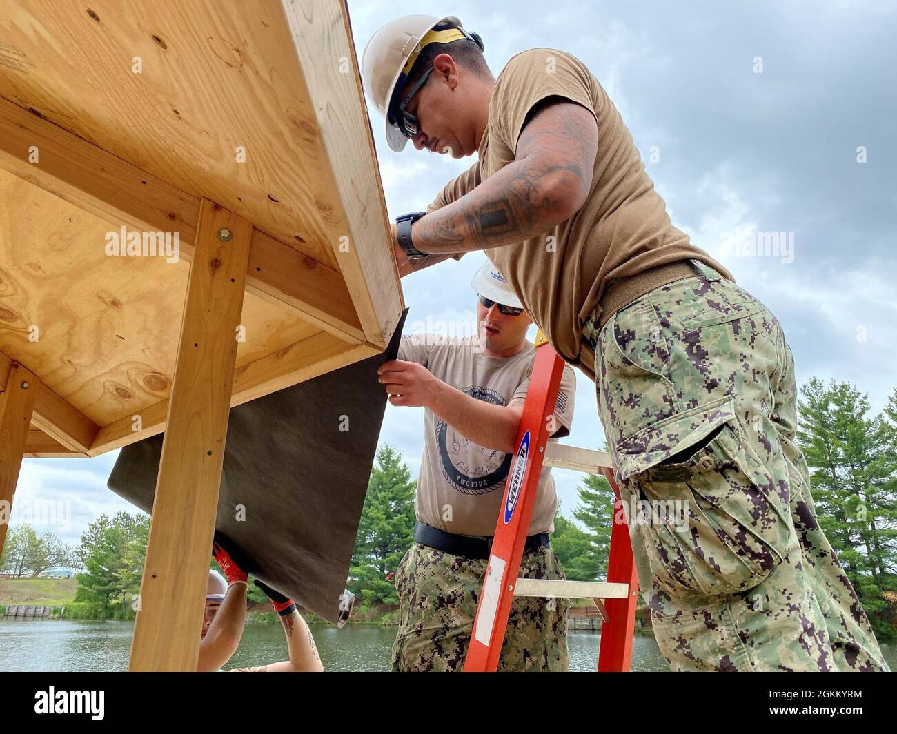 Seabees from naval mobile construction hi-res stock photography and ...