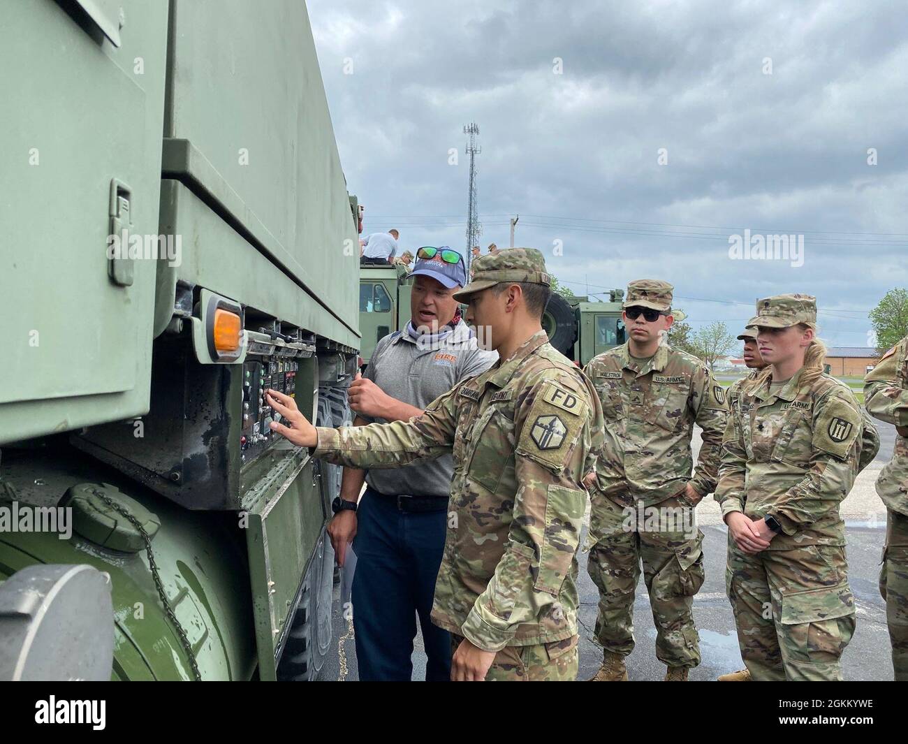 U.S. Army Reserve firefighters from the 416th Theater Engineer Command ...