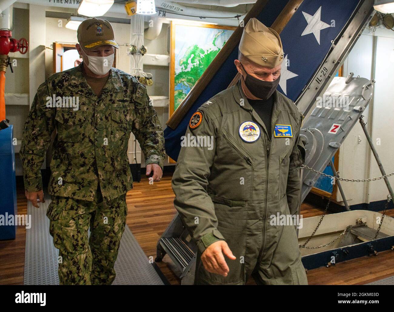 YOKOSUKA, Japan (May 21, 2021) – USS Blue Ridge Commanding Officer Capt ...