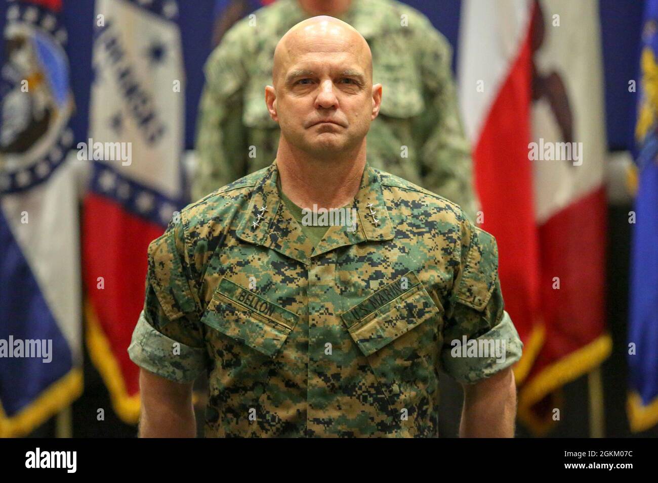 Lt. Gen. David G. Bellon, the incoming commander of U.S. Marine Corps ...