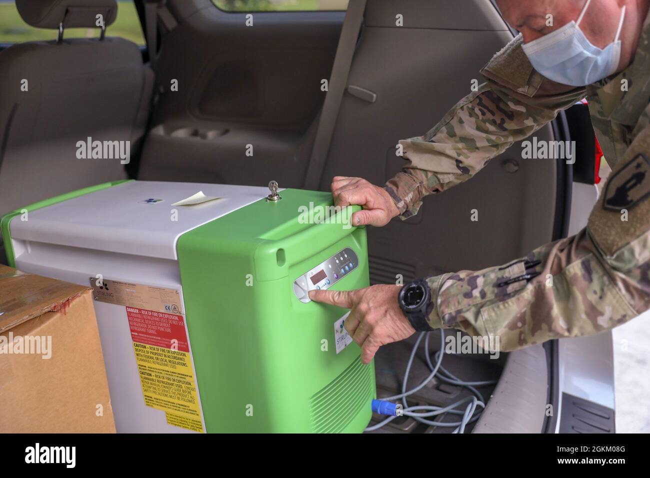 Spc. Harry Zayas, assigned to Joint Task Force - Puerto Rico, activates ...
