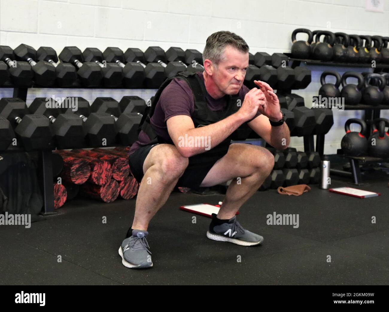 U.S. Army Lt. Col. Gregory Jackels, the state training officer of the ...