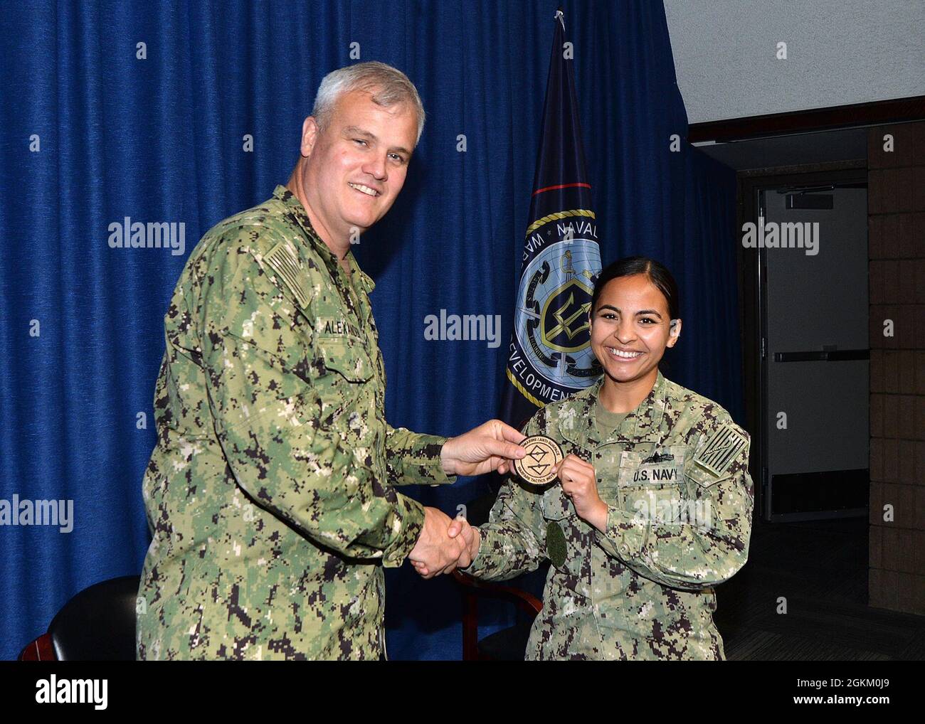 Rear Adm. Christopher Alexander, commander of Naval Surface and Mine ...