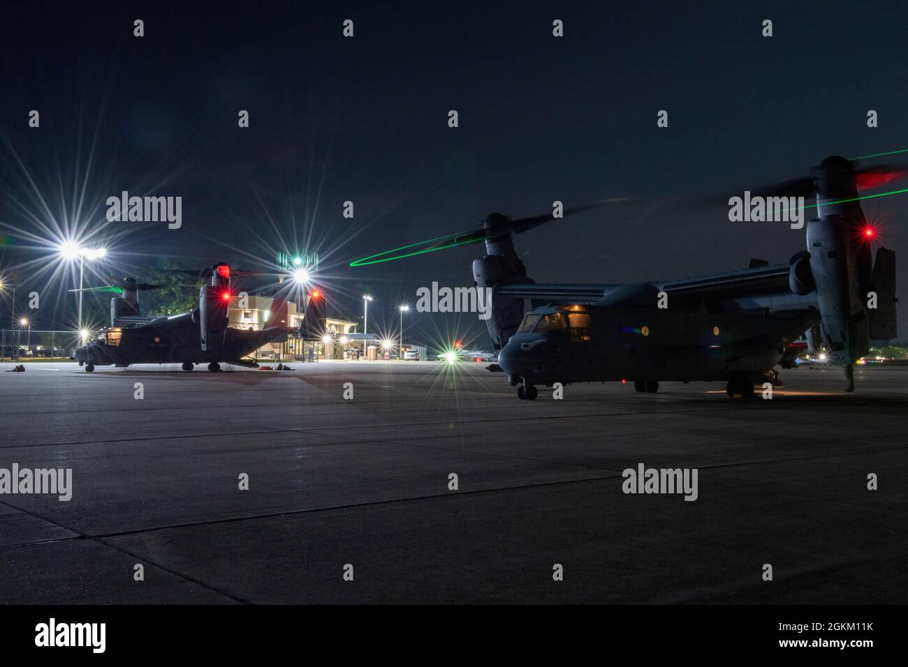 U.S. Marine Corps MV-22 Osprey assigned to Marine Medium Tiltrotor ...