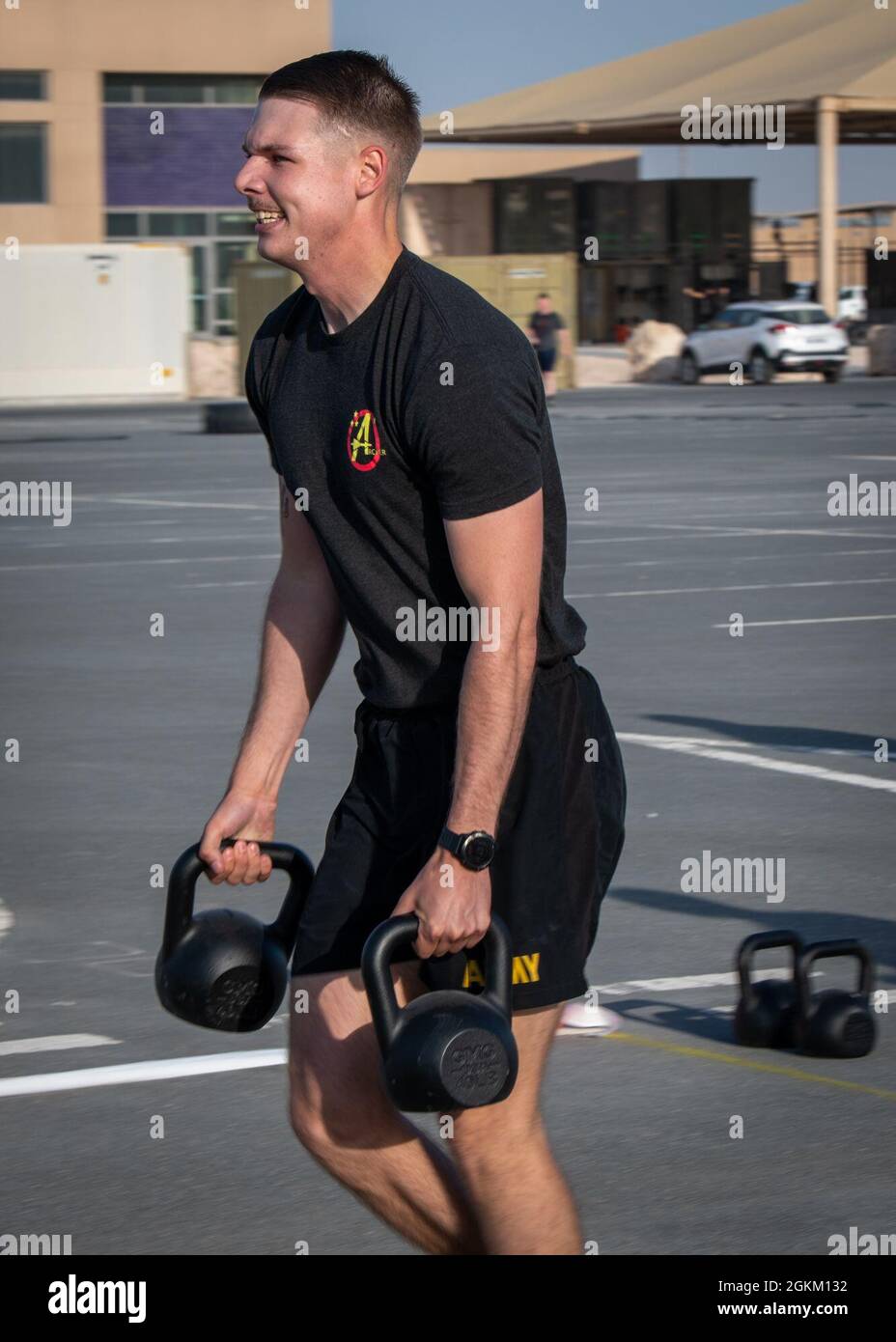 Spc. Noah Russell, 31st Air Defense Artillery Brigade fire control ...