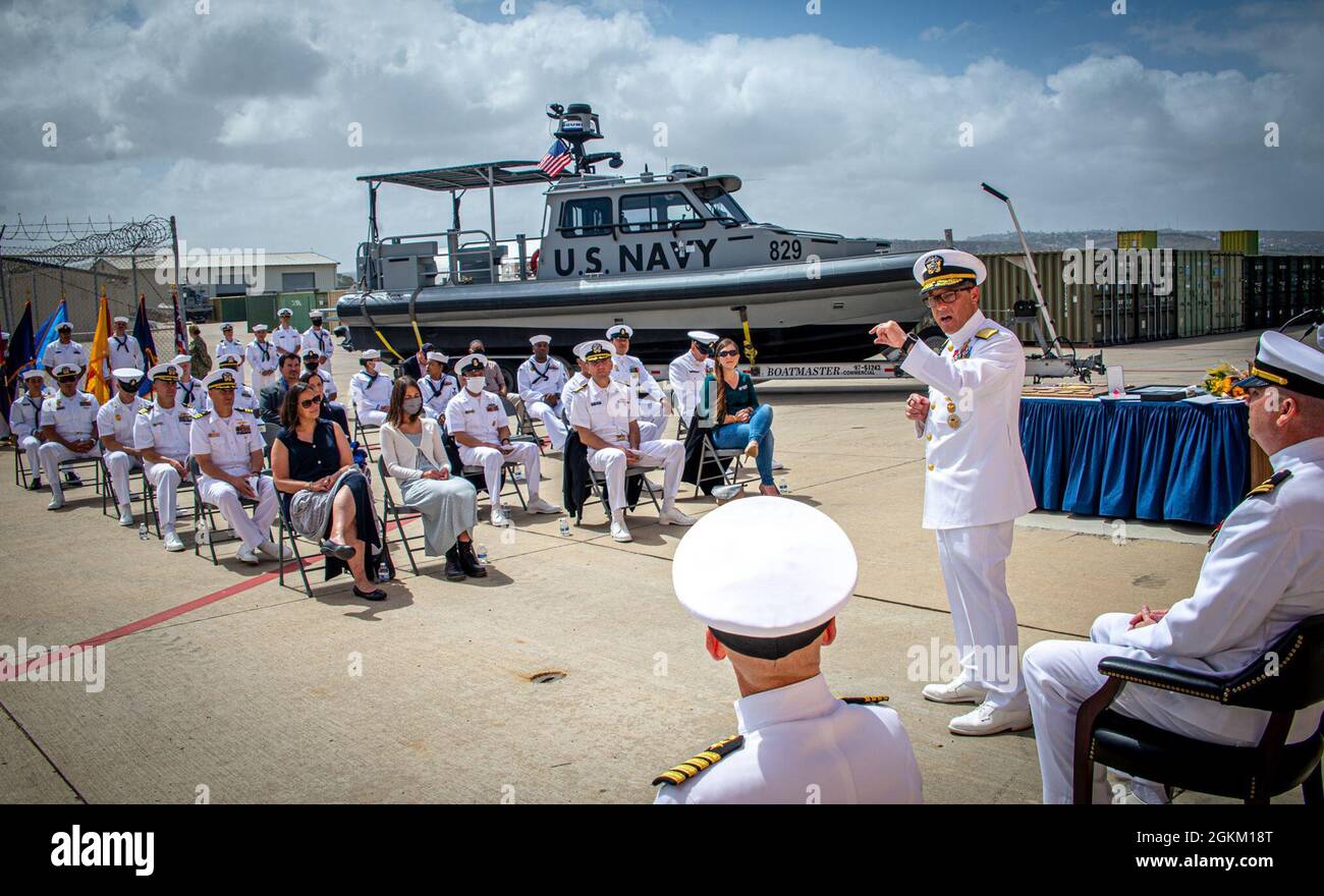 IMPERIAL BEACH, Calif., (May 21, 2021) Rear Adm. Joseph DiGuardo, the ...