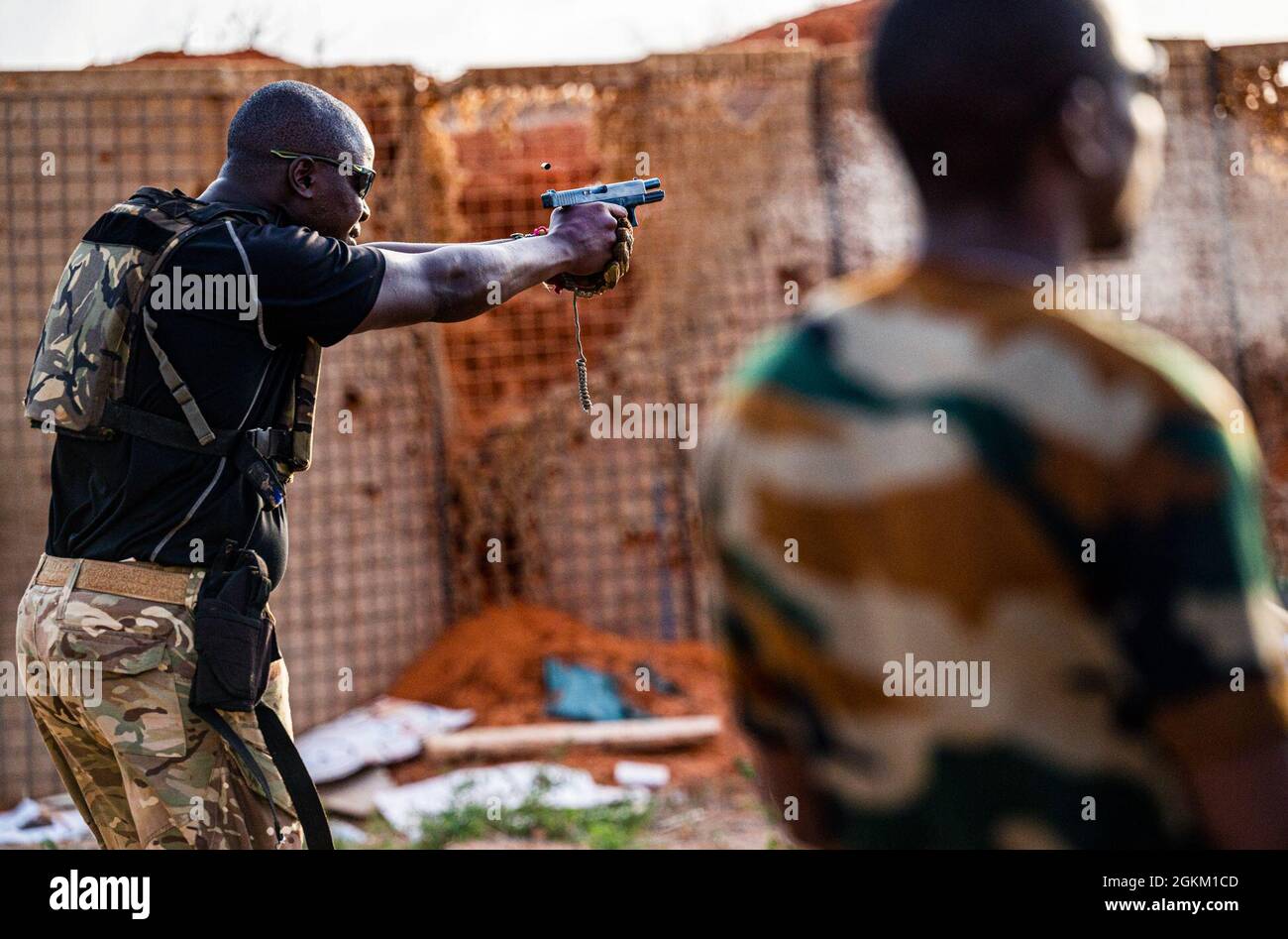 U.S. forces host a range day with the Kenya Defense Force (KDF) in ...