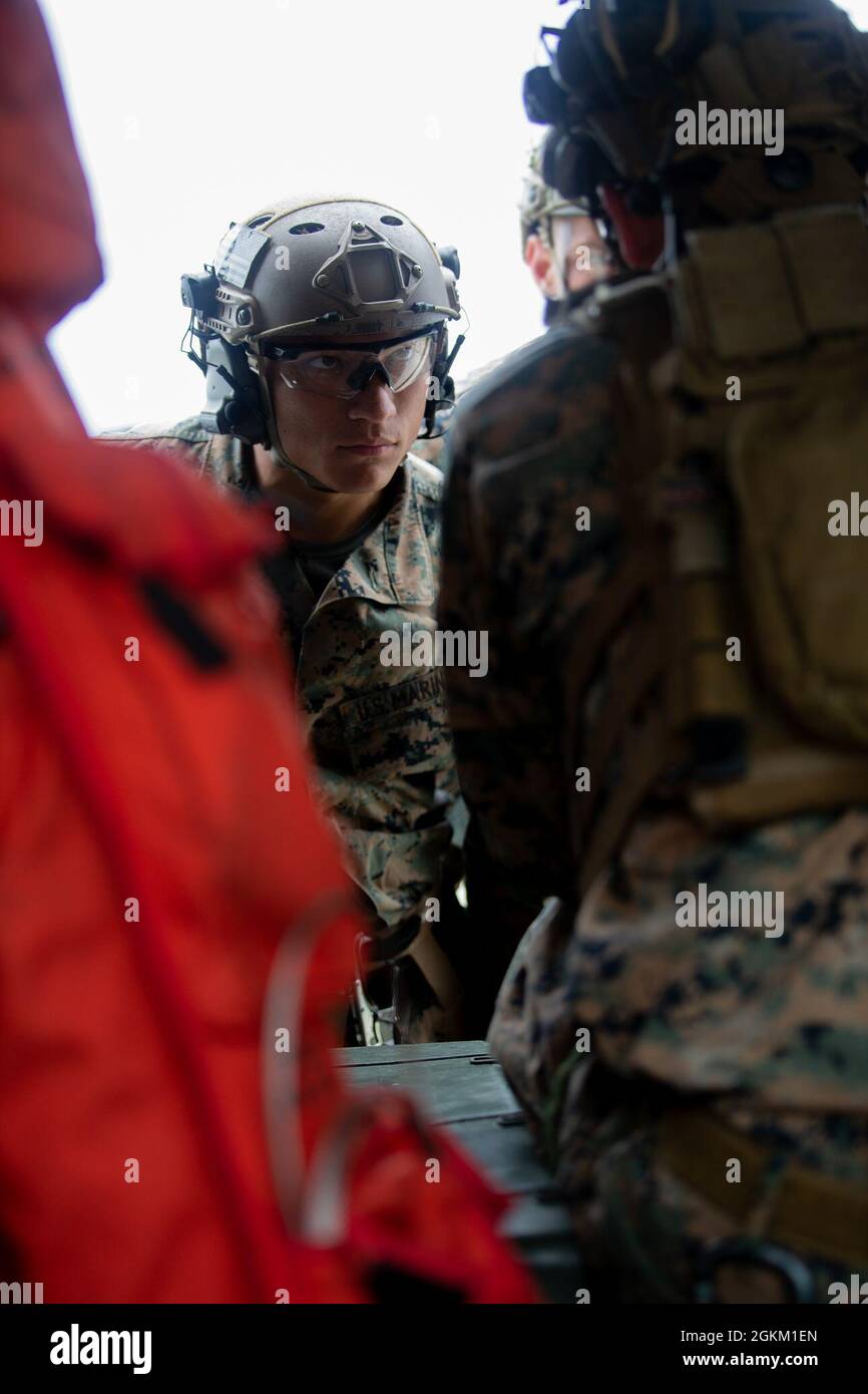 U.S. Marine Corps Cpl. Andrew Yan, a Reconnaissance Marine with 3d ...