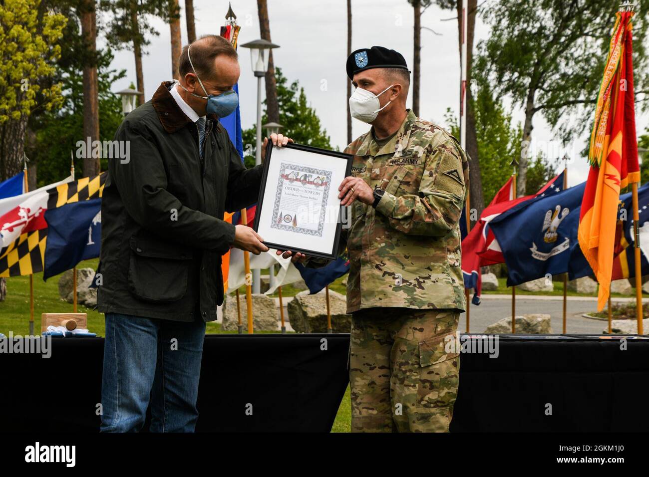 Brig. Gen. Christopher R. Norrie, commanding general of 7th Army ...