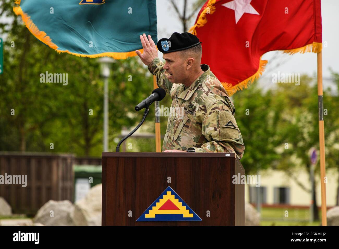 Brig. Gen. Christopher R. Norrie, commanding general of the 7th Army ...