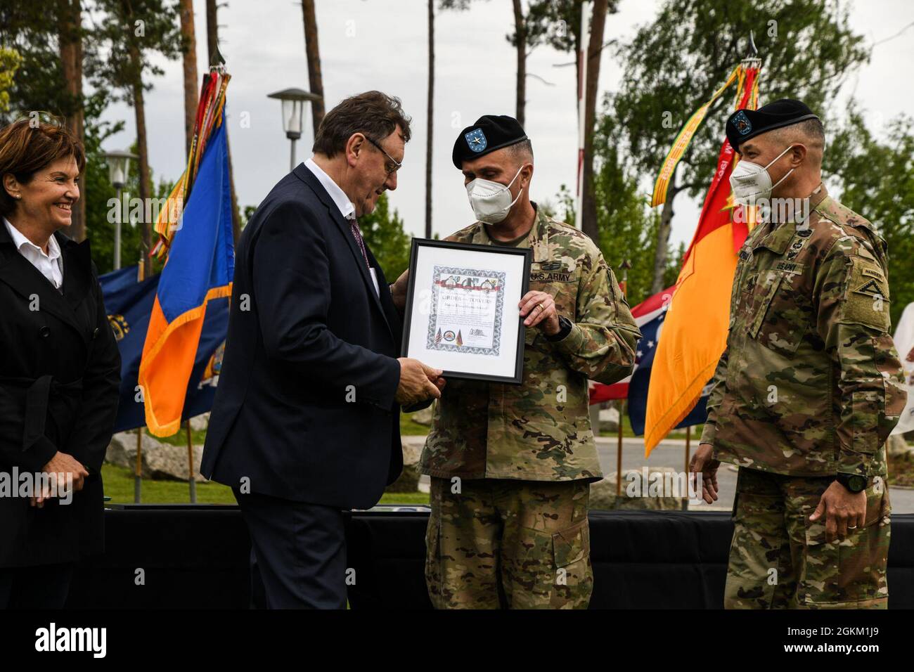 Brig. Gen. Christopher R. Norrie, commanding general of 7th Army ...