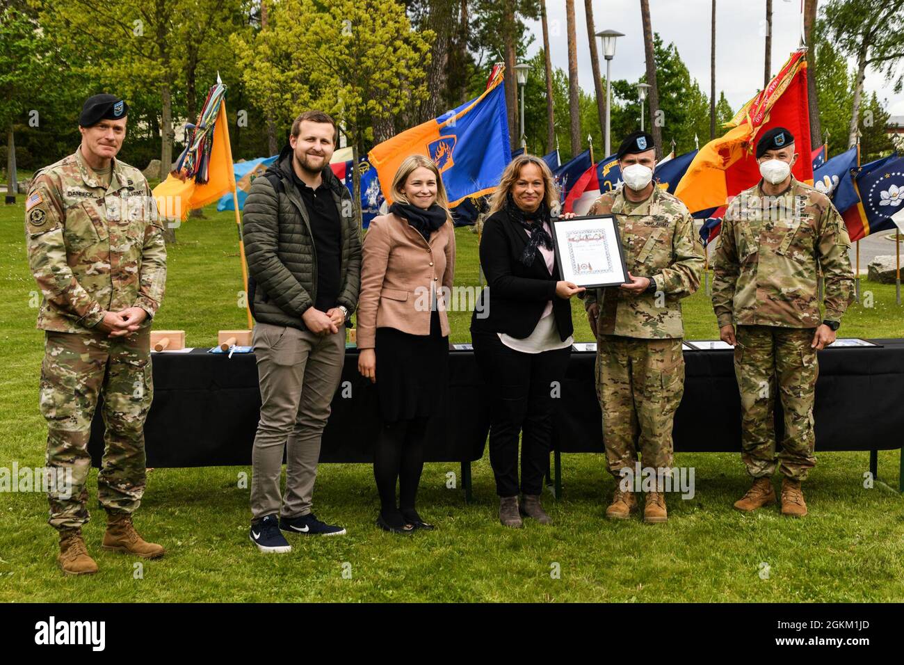 (From Left) U.S. Army Garrison Bavaria Commander Col. Christopher ...