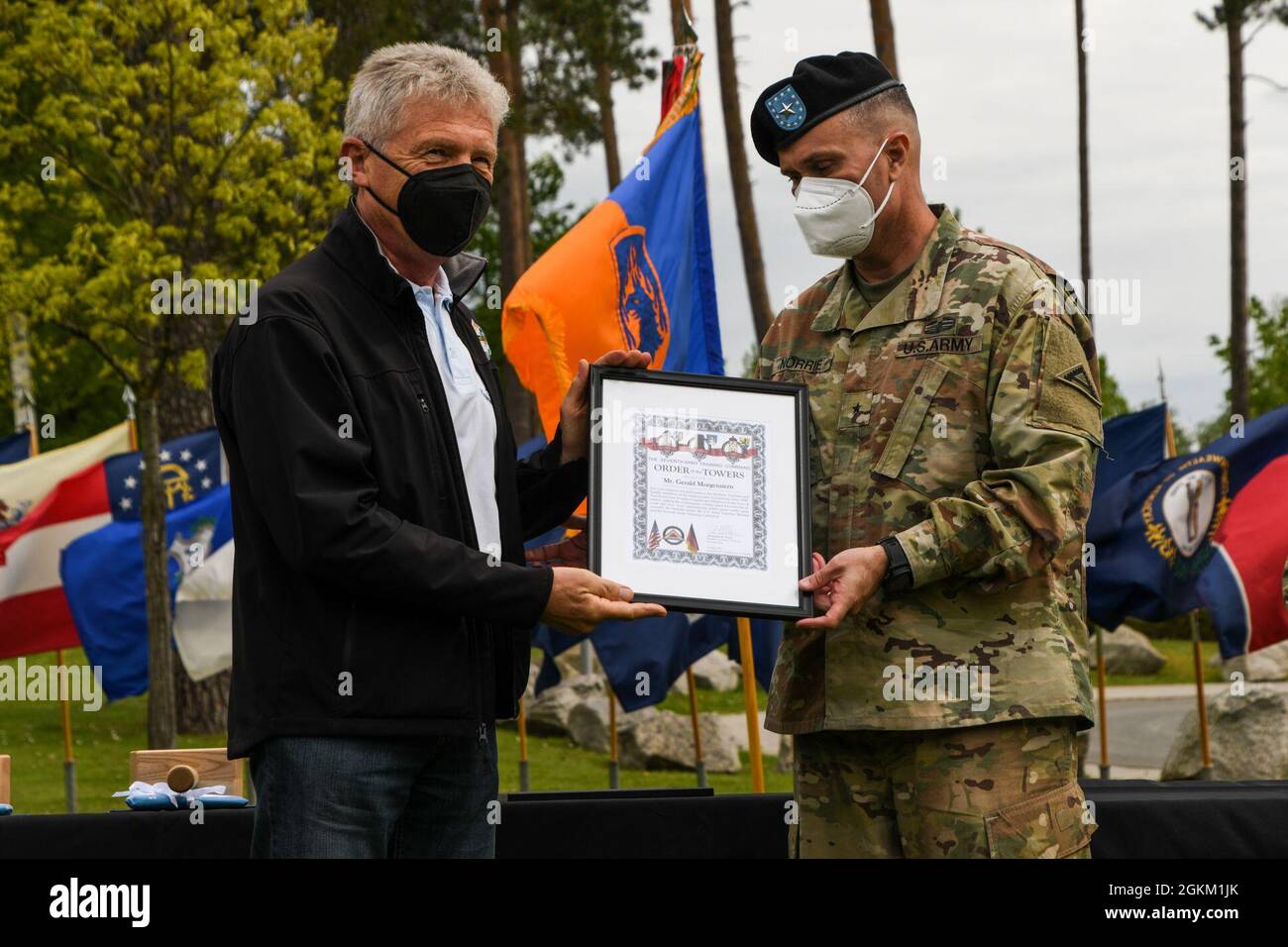 Brig. Gen. Christopher R. Norrie, commanding general of 7th Army ...