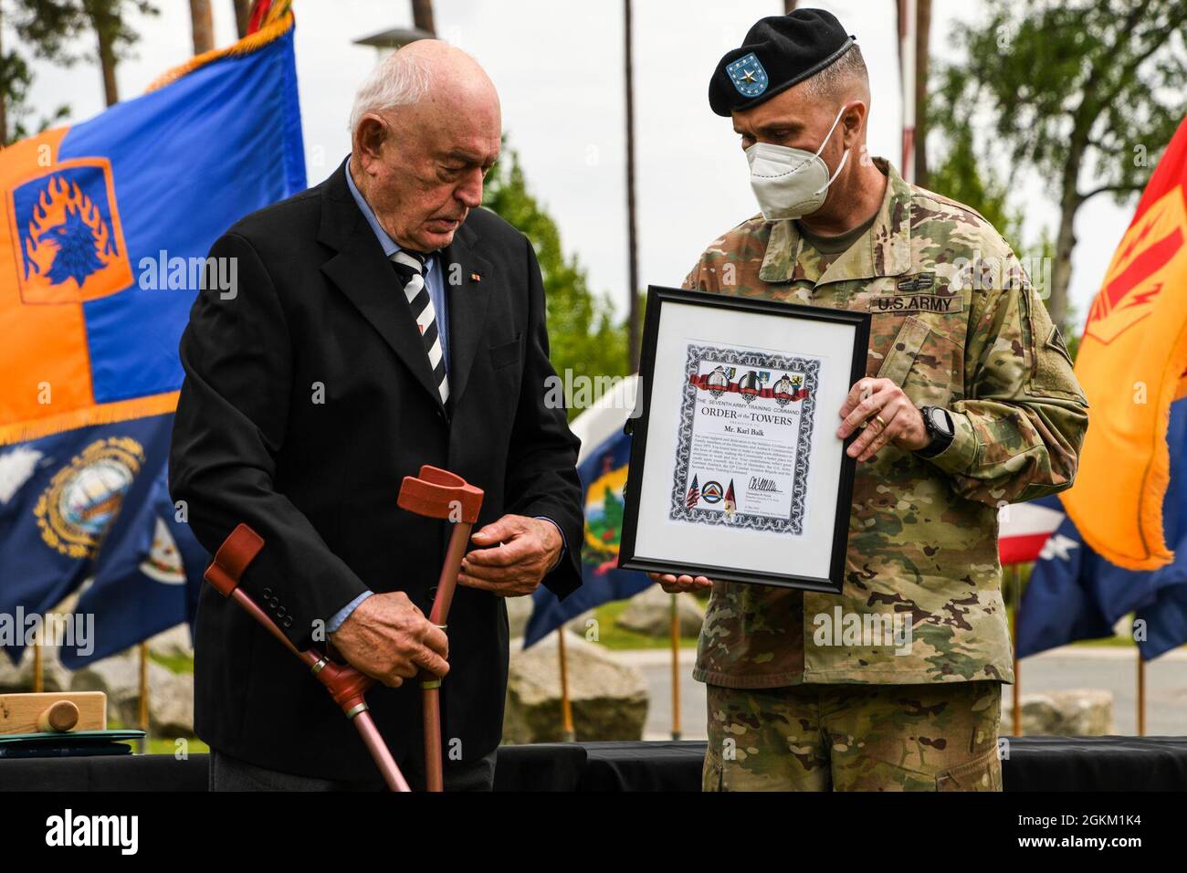 Brig. Gen. Christopher R. Norrie, commanding general of 7th Army ...